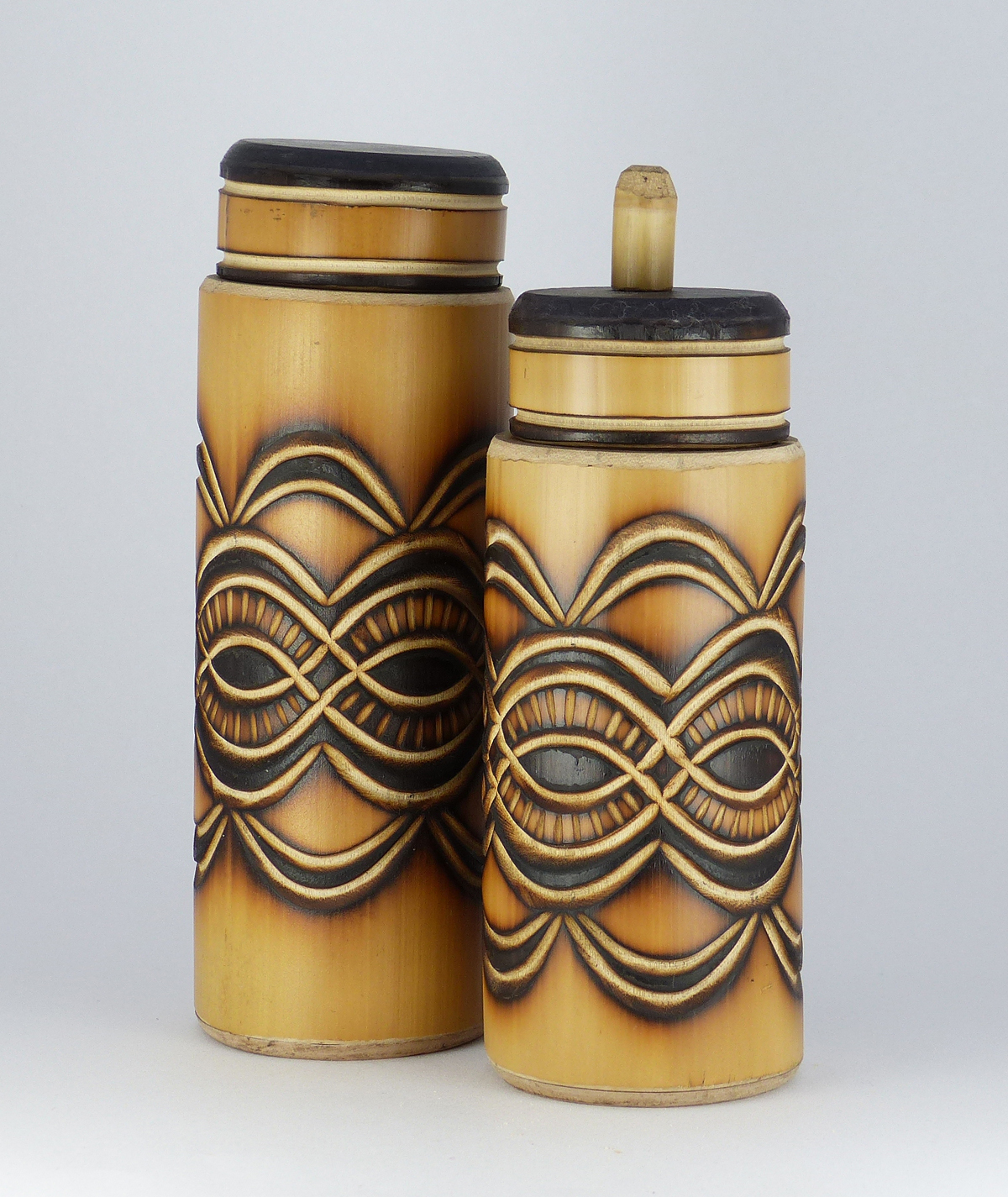 Bamboo Sugar and Yerba Mate Container Eyes - Argenthings